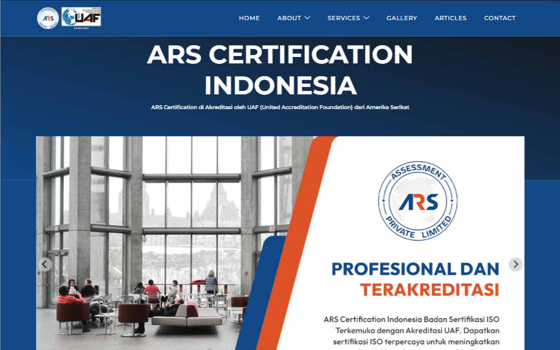 Home | ARS Certification Indonesia | Badan Sertifikasi ISO ...
